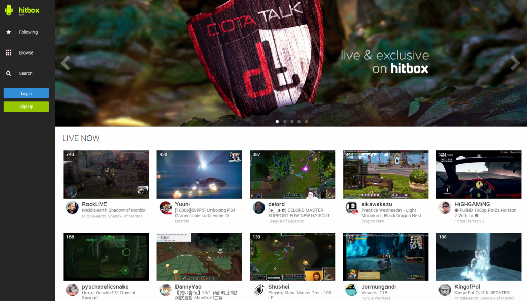 Streaming de games - Hitbox chega ao Brasil para concorrer com o Twitch!